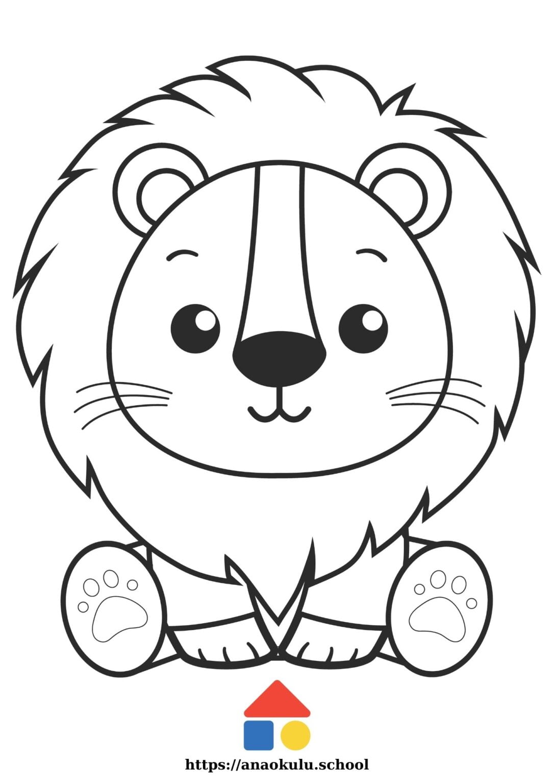 Okul Öncesi Hayvan Boyama Sayfası 100+ - Evimdeki Anaokulu