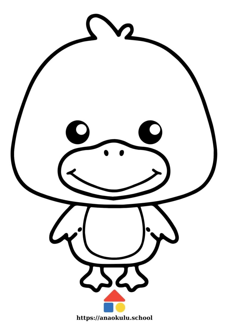 Okul Öncesi Hayvan Boyama Sayfası 100+ - Evimdeki Anaokulu