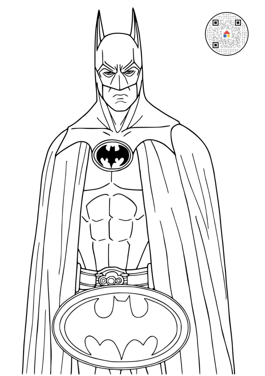 Batman Boyama Sayfaları - Evimdeki Anaokulu