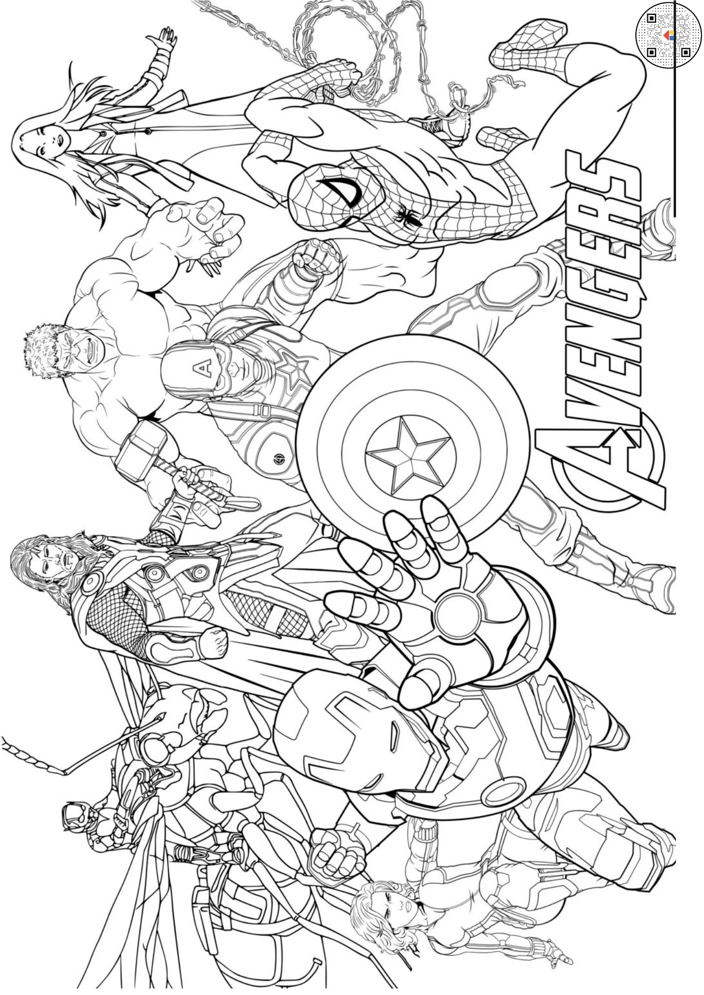 Iron Man, Demir Adam Boyama Sayfaları - Evimdeki Anaokulu