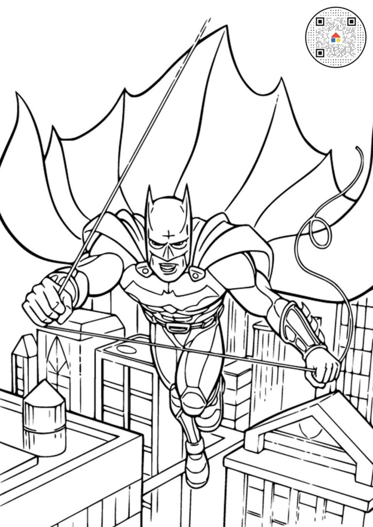 Batman Boyama Sayfaları - Evimdeki Anaokulu