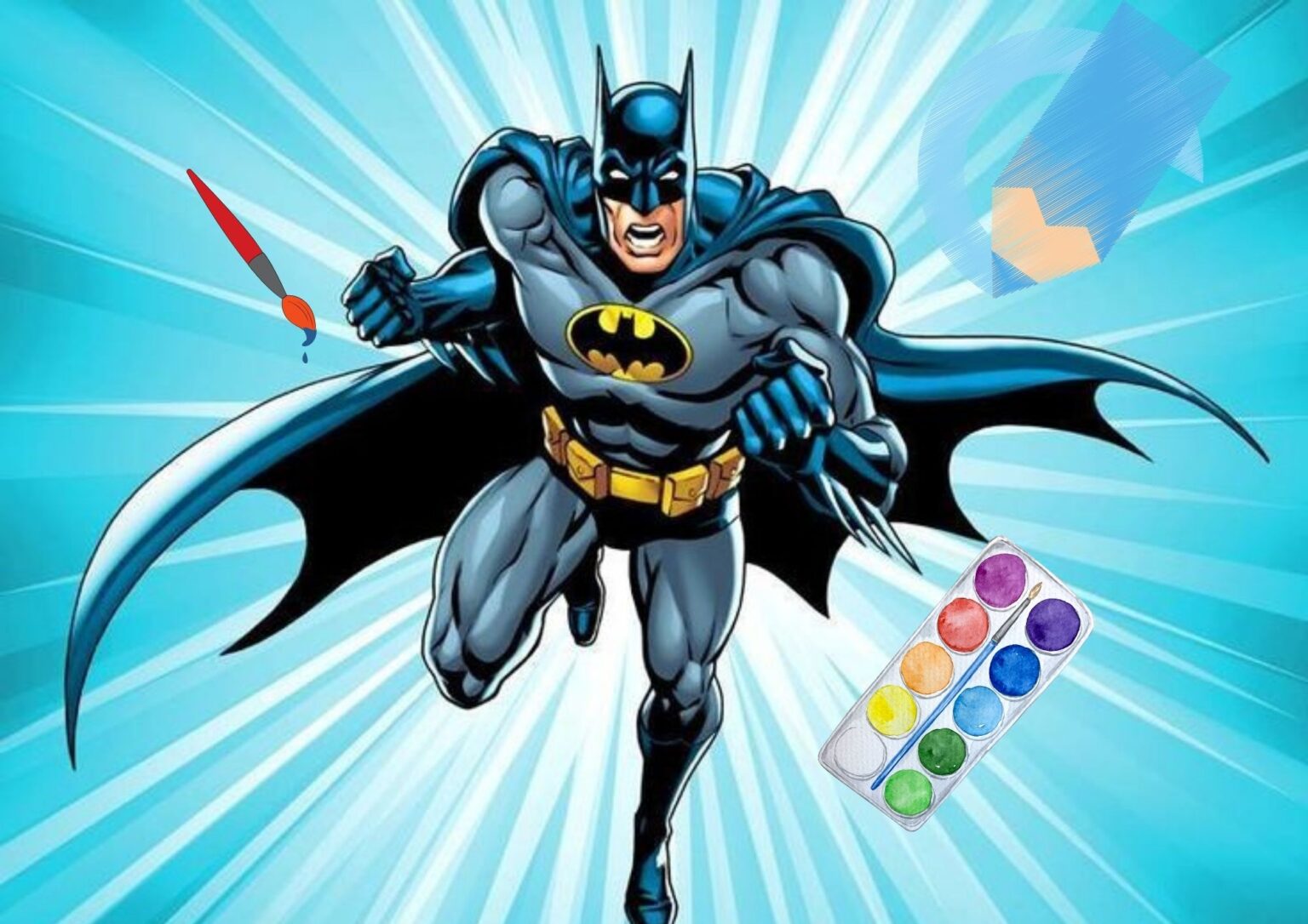 Batman Boyama Sayfaları - Evimdeki Anaokulu