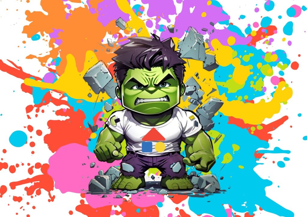 Hulk Boyama Sayfaları - Evimdeki Anaokulu