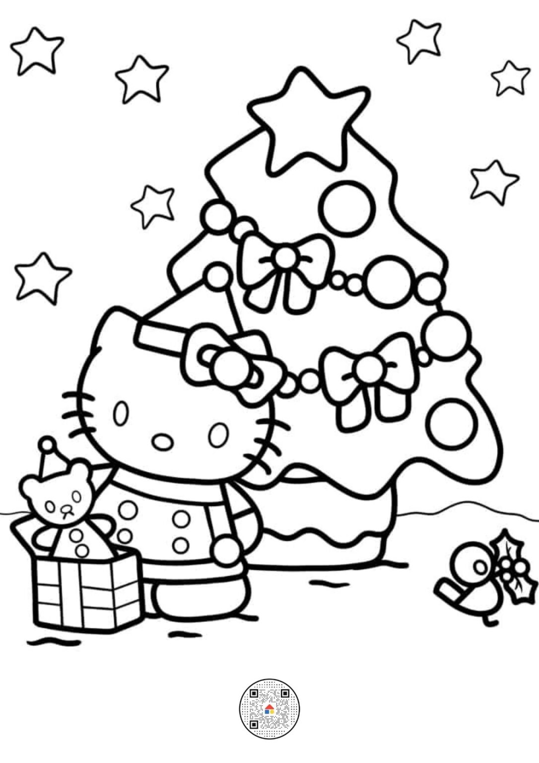 Hello Kitty Boyama Evimdeki Anaokulu