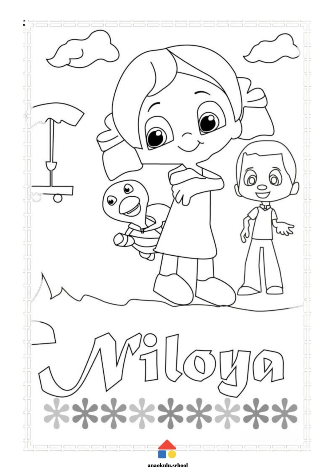 Niloya Boyama - Evimdeki Anaokulu