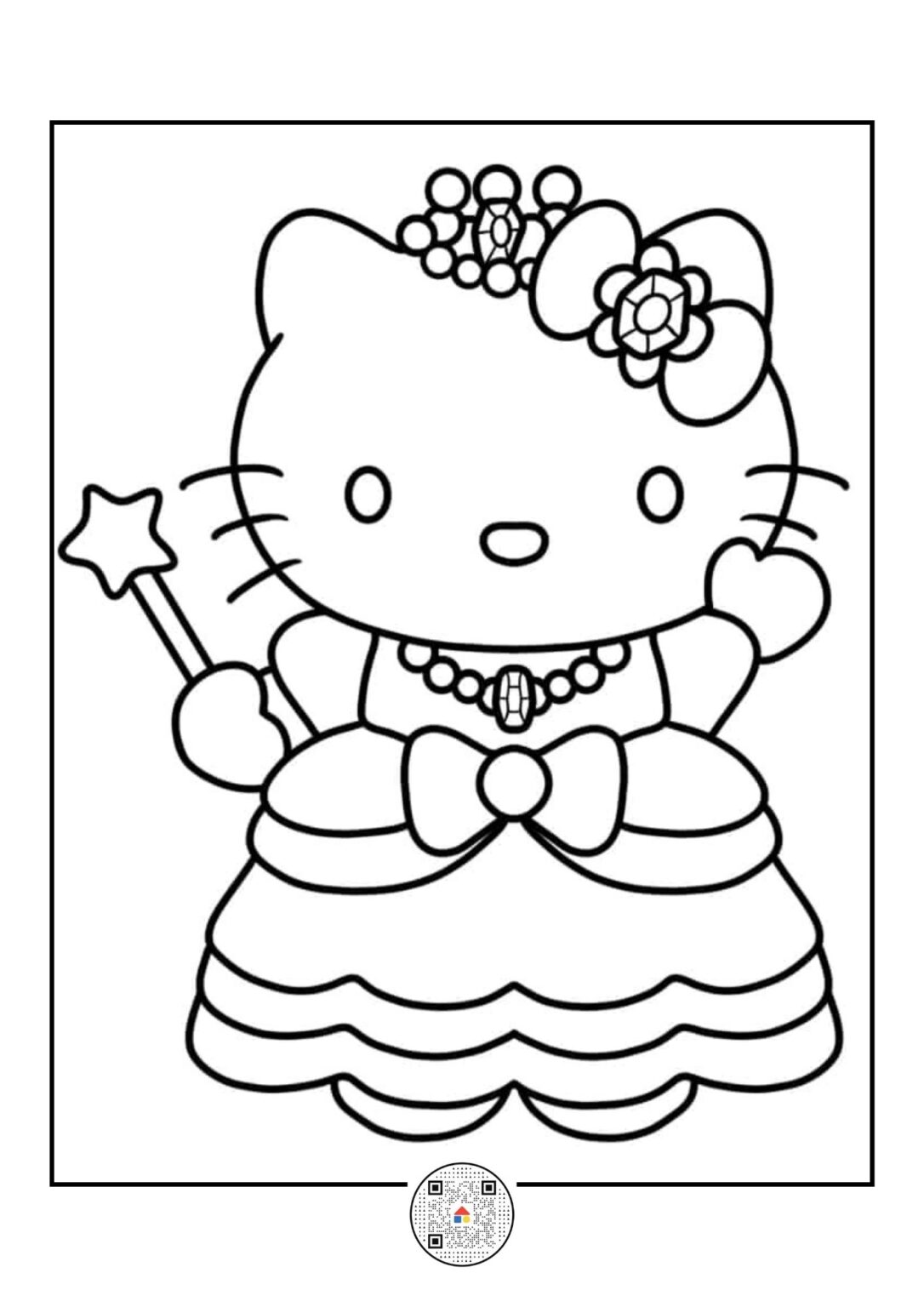 Hello Kitty Boyama - Evimdeki Anaokulu