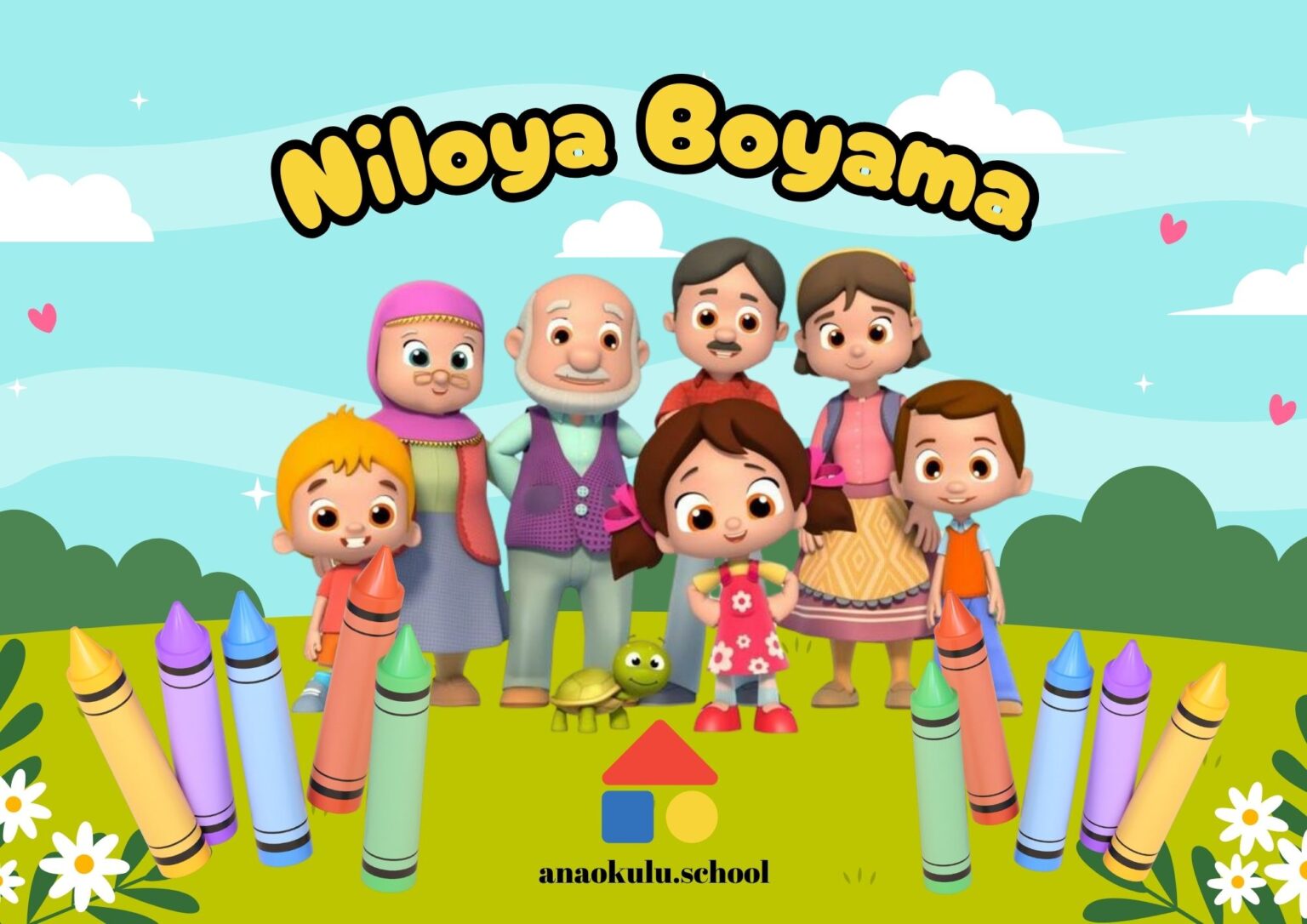 Niloya Boyama - Evimdeki Anaokulu